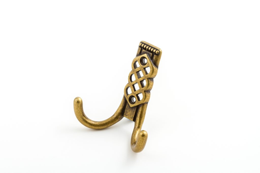 Castella HERITAGE Venetian 86mm Double Hook Antique Brass - Avoca Architechtural