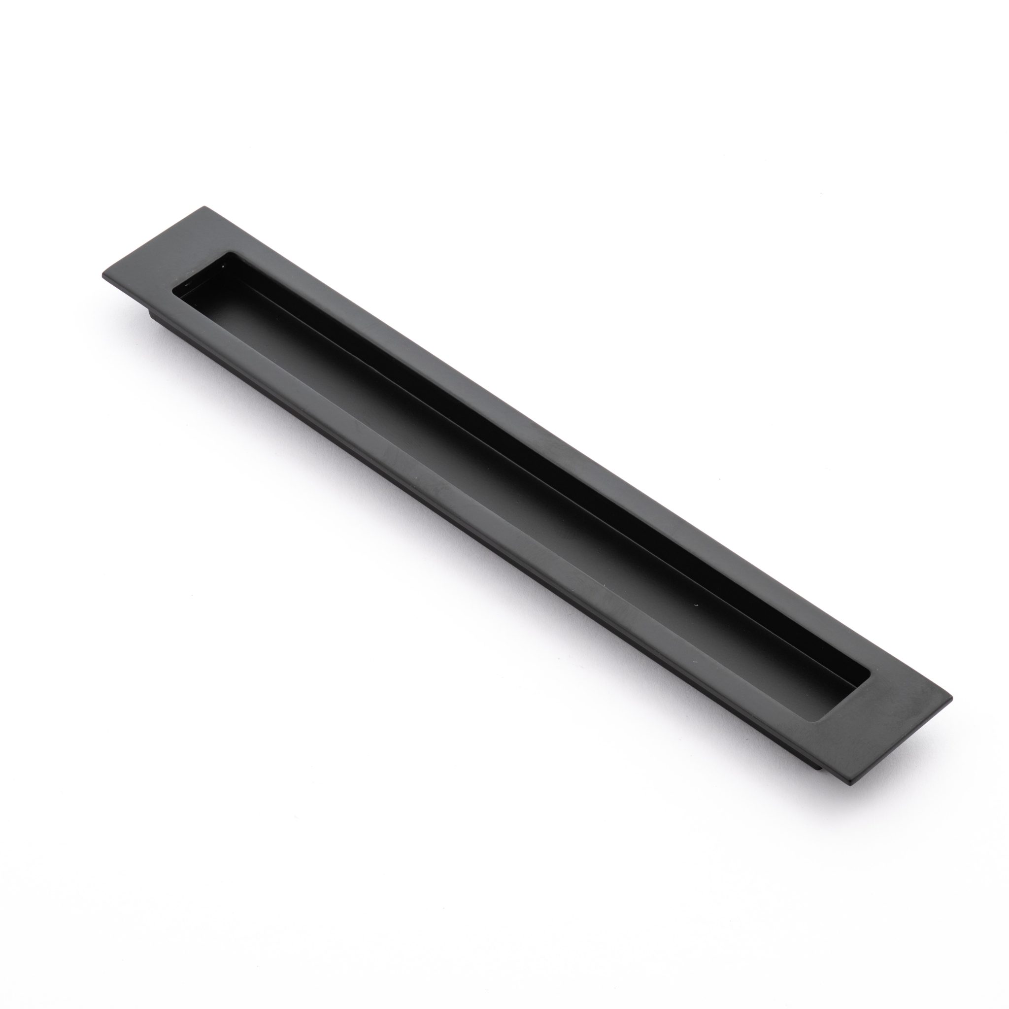 Castella MINIMAL Slide 250mm Flush Pull Matt Black - Avoca Architechtural