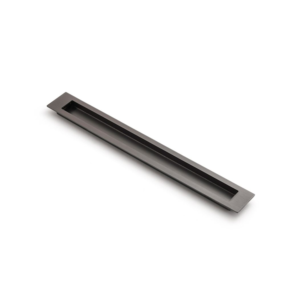 Castella MINIMAL Slide 300mm Flush Pull Gunmetal - Avoca Architechtural