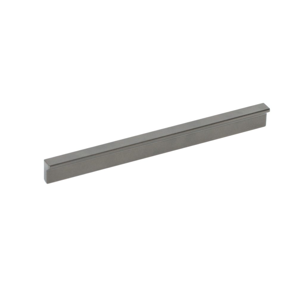 MOMO ANGLE PULL HANDLE 128MM METALLIC GREY - Avoca Architechtural