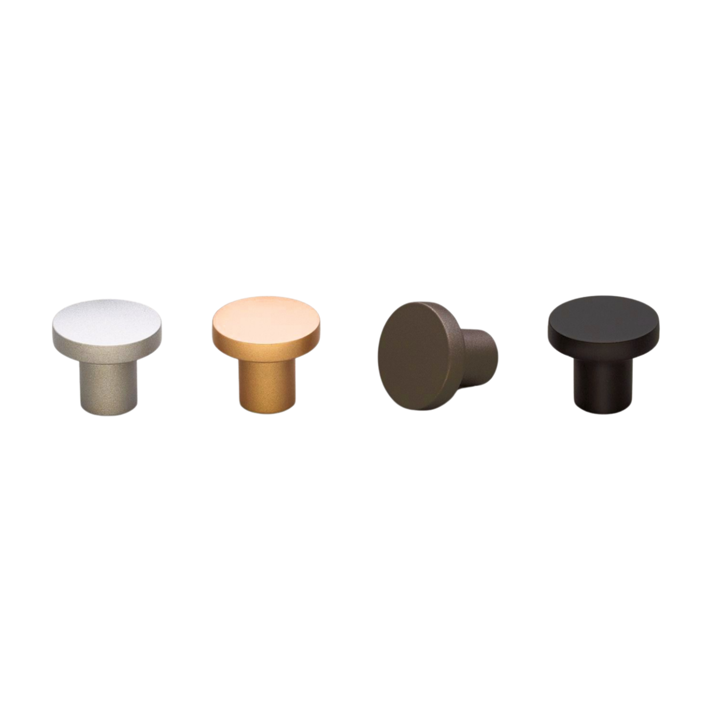 Kethy Bell Knob 30 dia Matt Graphite Paint - Avoca Architechtural
