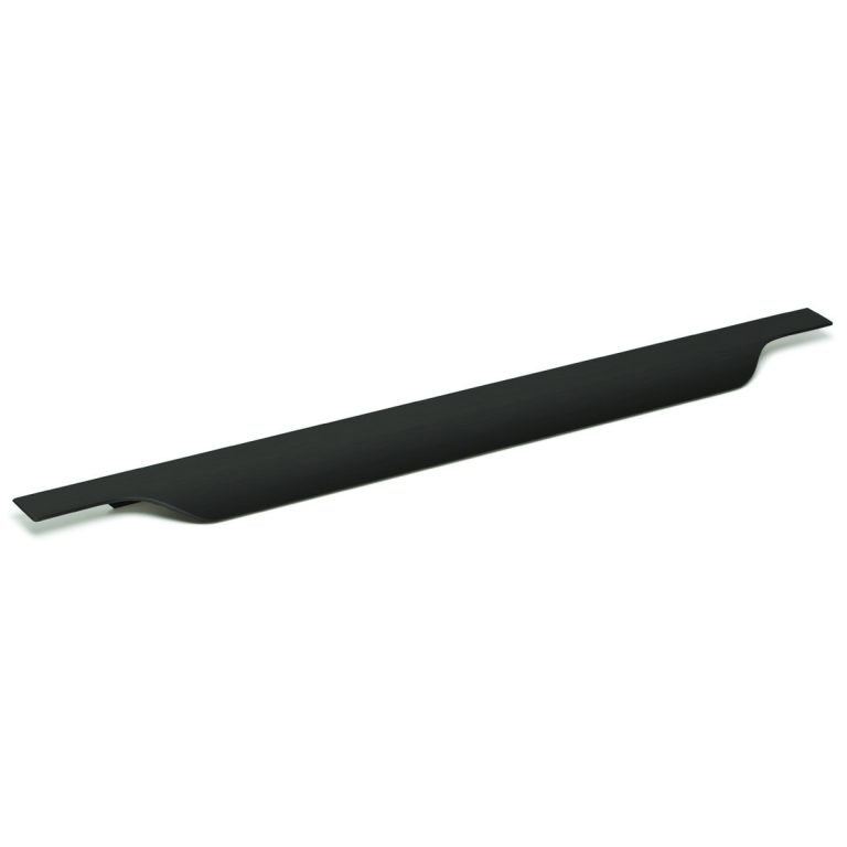 MOMO VECTOR LIP PULL HANDLE 297MM BRUSHED BLACK - Avoca Architechtural