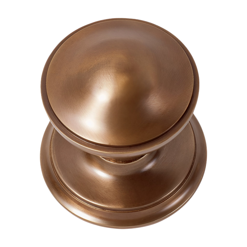 Centre Door Knob Classic Round Antique Brass P86mm Backplate 85mm ...